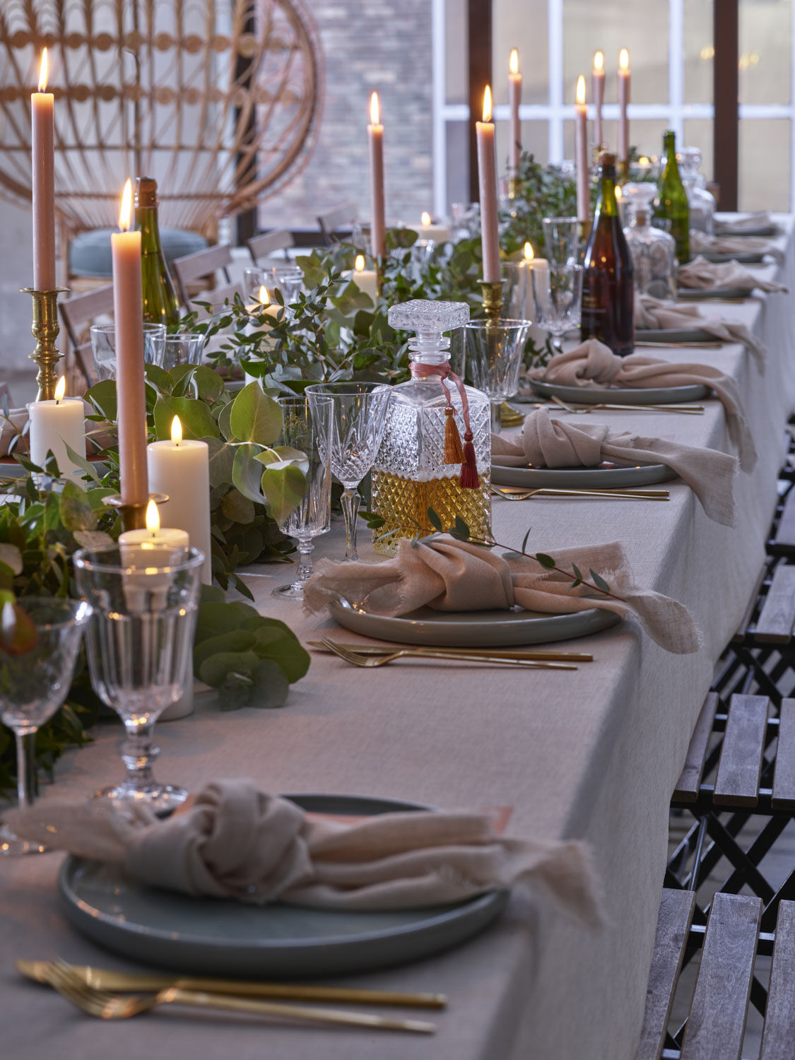 Bryllup i grønn og naturlig stil